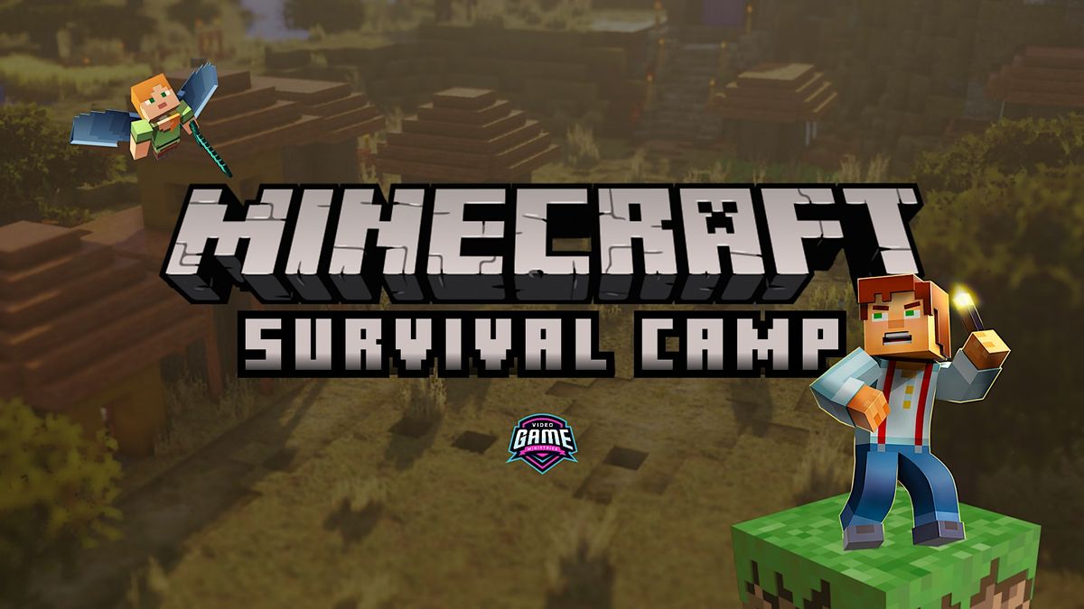 Survival Camp in Minecraft: Team up & Survive in our multiplayer world. Explore the unknown and ...